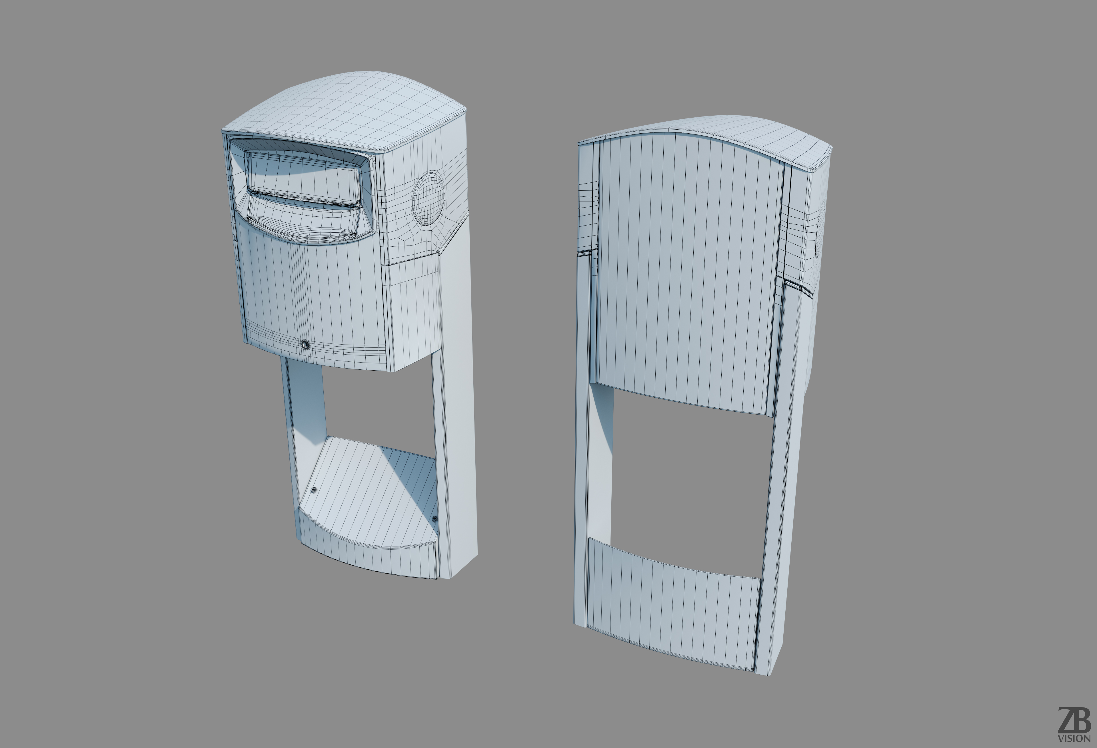 Postnord Mailbox 3D model – ZB-Vision