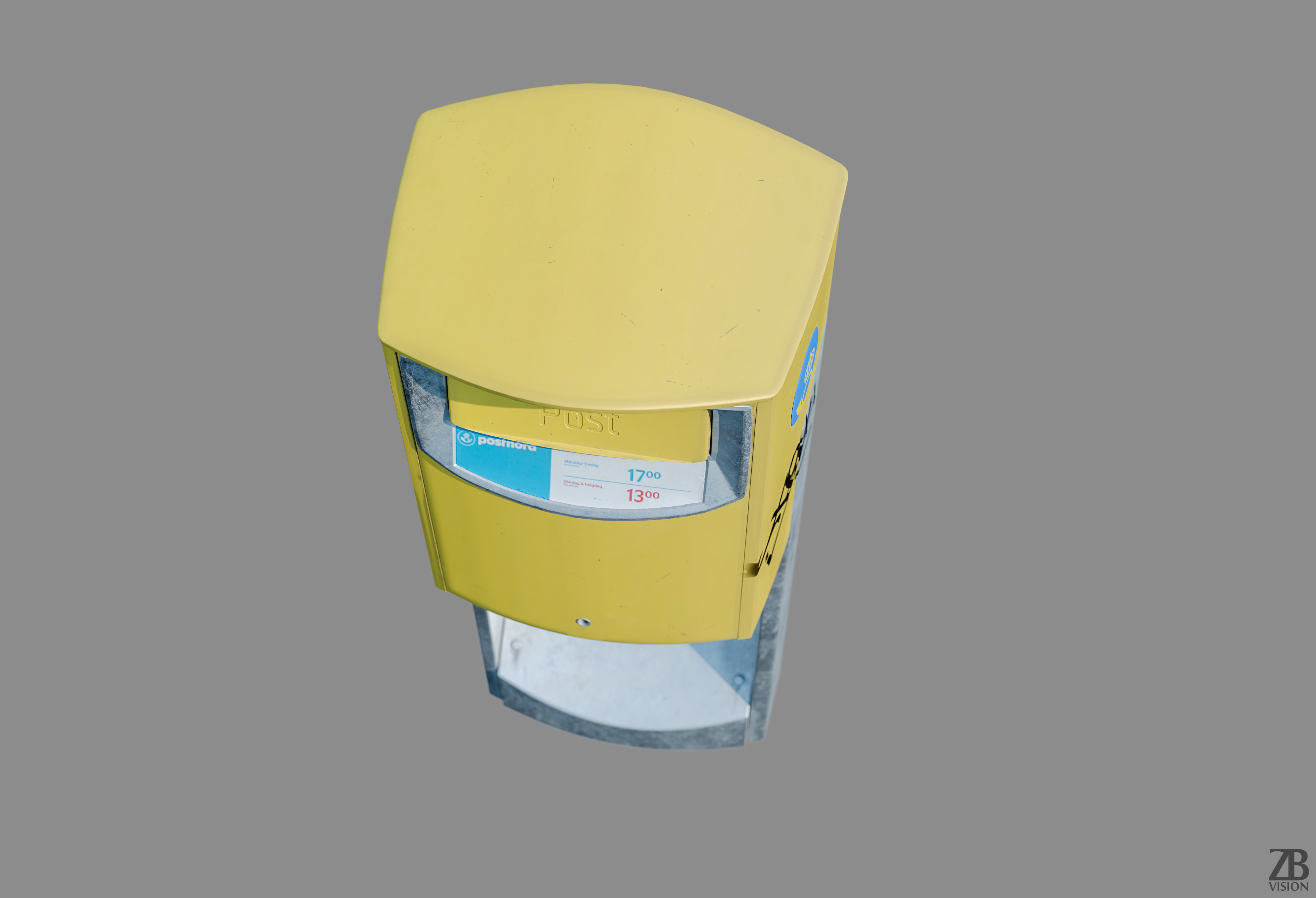 Postnord Mailbox 3D model – ZB-Vision