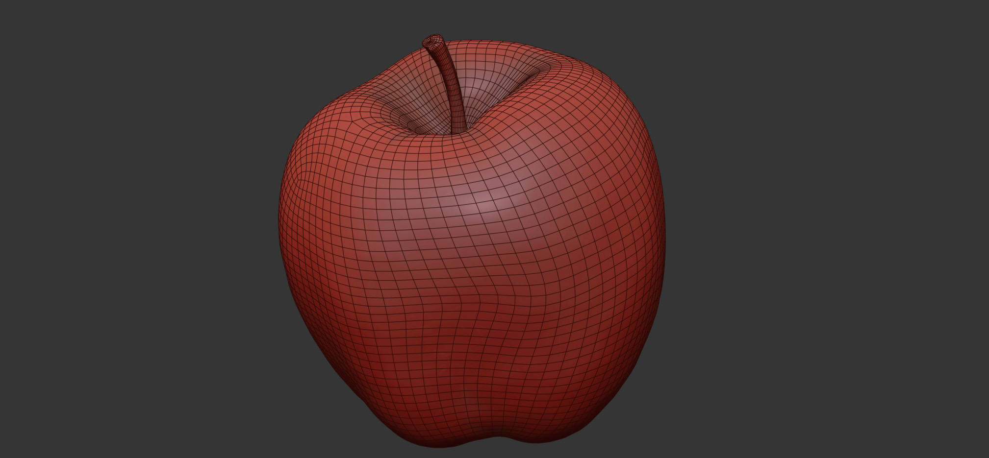 Apple 3D model – ZB-Vision